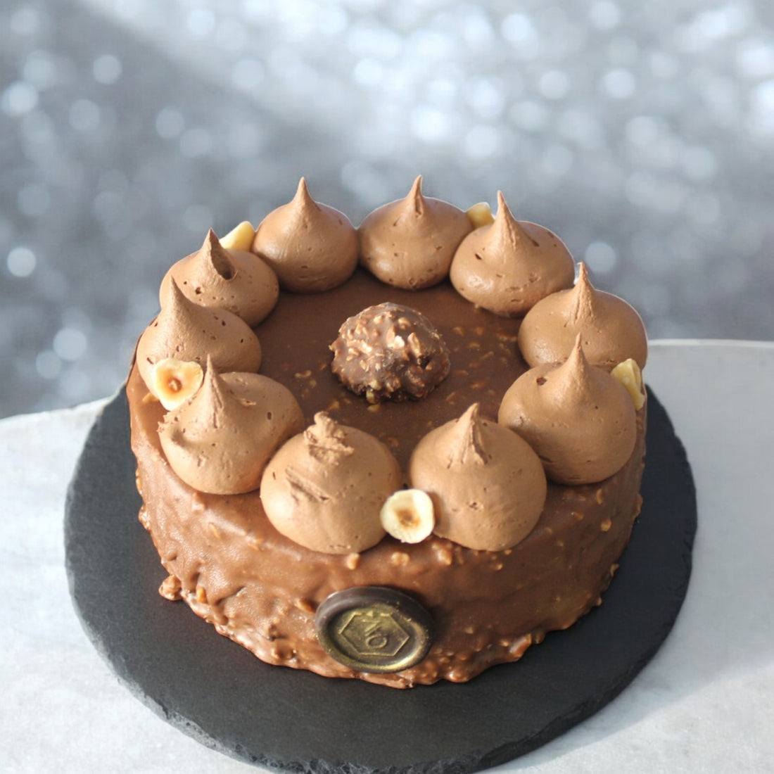 Eggless Ferro Rocher Hazelnut Cake – ZOROY